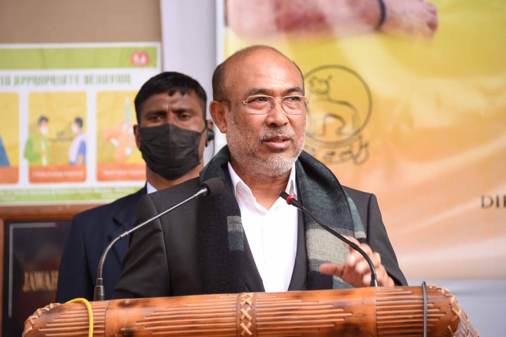 Manipur Chief Minister N. Biren Singh Launches Vaccination Drive Of ...